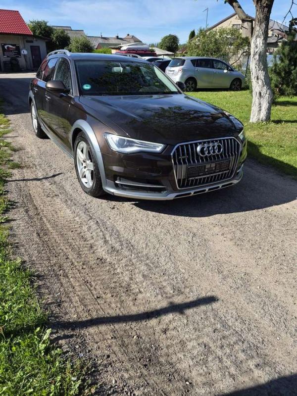 Brown Audi A6 Allroad 2014 in Klaipeda, with an engine capacity of 3.00 L and mileage of 241 thousand km for 14500 €, photo 1 on AUTOMOTO.COM.LV