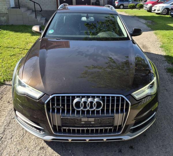 Brown Audi A6 Allroad 2014 in Klaipeda, with an engine capacity of 3.00 L and mileage of 241 thousand km for 14500 €, photo 6 on AUTOMOTO.COM.LV