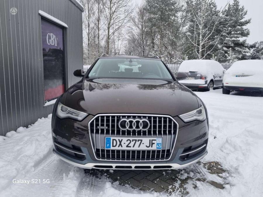 Brown Audi A6 Allroad 2015 in Taurage, with an engine capacity of 3.00 L and mileage of 267 thousand km for 13900 €, photo 2 on AUTOMOTO.COM.LV