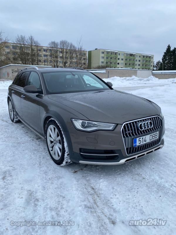 Brown Audi A6 Allroad 2015 in Tallinn, with an engine capacity of 3.00 L and mileage of 291 thousand km for 15300 €, photo 1 on AUTOMOTO.COM.LV