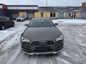 Brown Audi A6 Allroad 2015 in Kaunas, with an engine capacity of 2.97 L and mileage of 274 thousand km for 13790 €, photo 2 on AUTOMOTO.COM.LV