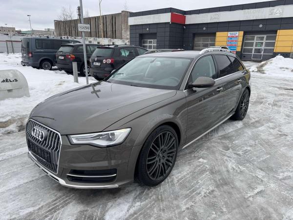 Brown Audi A6 Allroad 2015 in Kaunas, with an engine capacity of 2.97 L and mileage of 274 thousand km for 13790 €, photo 3 on AUTOMOTO.COM.LV