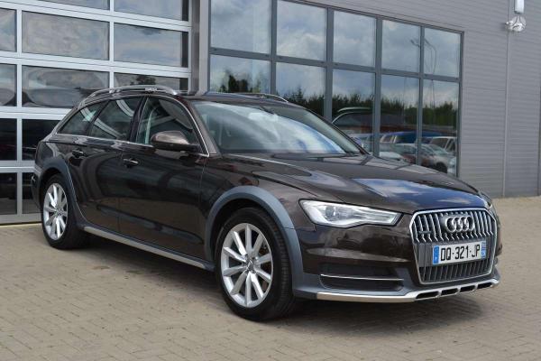 Brown Audi A6 Allroad 2015 in Vilnius, with an engine capacity of 2.97 L and mileage of 255 thousand km for 15000 €, photo 4 on AUTOMOTO.COM.LV
