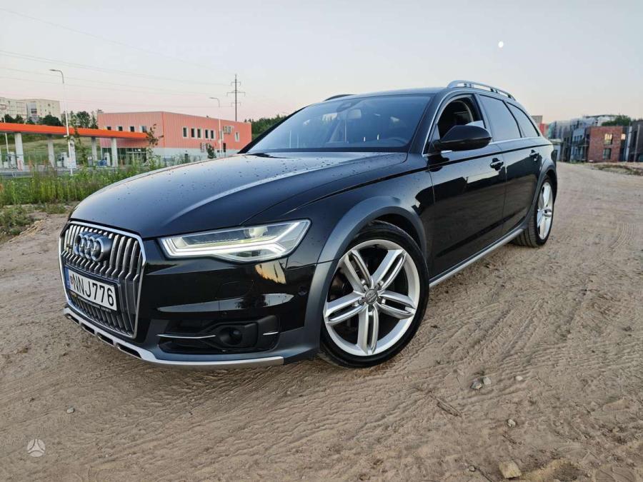 Brown Audi A6 Allroad 2015 in Vilnius, with an engine capacity of 2.97 L and mileage of 246 thousand km for 14000 €, photo 4 on AUTOMOTO.COM.LV