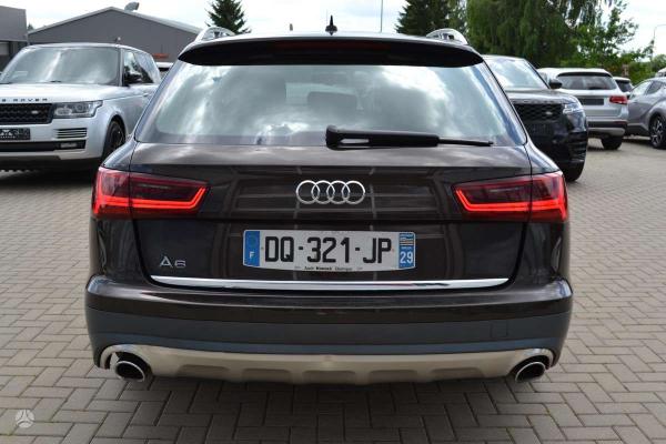 Brown Audi A6 Allroad 2015 in Vilnius, with an engine capacity of 2.97 L and mileage of 255 thousand km for 15000 €, photo 9 on AUTOMOTO.COM.LV