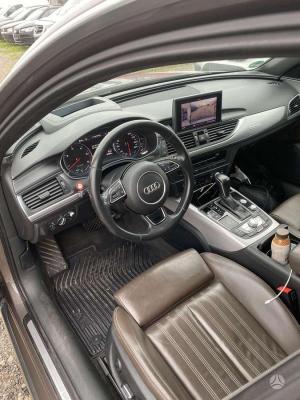 Brown Audi A6 Allroad 2017 in Vilnius, with an engine capacity of 2.97 L and mileage of 345 thousand km for 14050 €, photo 6 on AUTOMOTO.COM.LV