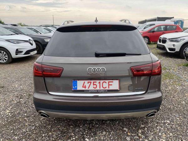 Brown Audi A6 Allroad 2017 in Vilnius, with an engine capacity of 2.97 L and mileage of 345 thousand km for 14050 €, photo 7 on AUTOMOTO.COM.LV