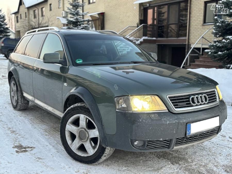 Zaļš Audi A6 Allroad 2002 Kauņa, ar dzinēja tilpumu 2.50 L un nobraukumu 300 tūkst. km par 1650 €, foto 2 vietnē AUTOMOTO.COM.LV