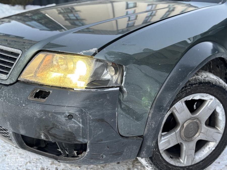 Zaļš Audi A6 Allroad 2002 Kauņa, ar dzinēja tilpumu 2.50 L un nobraukumu 300 tūkst. km par 1650 €, foto 6 vietnē AUTOMOTO.COM.LV