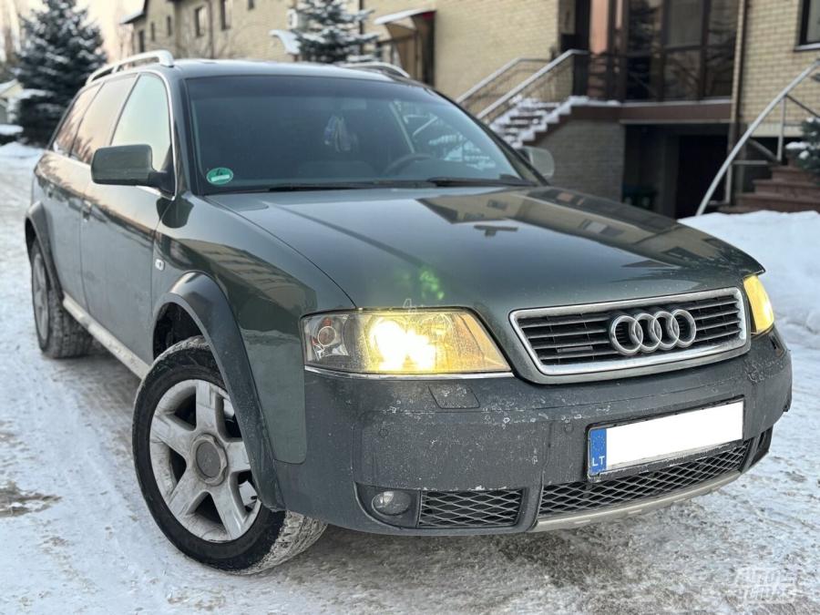 Zaļš Audi A6 Allroad 2002 Kauņa, ar dzinēja tilpumu 2.50 L un nobraukumu 300 tūkst. km par 1650 €, foto 7 vietnē AUTOMOTO.COM.LV