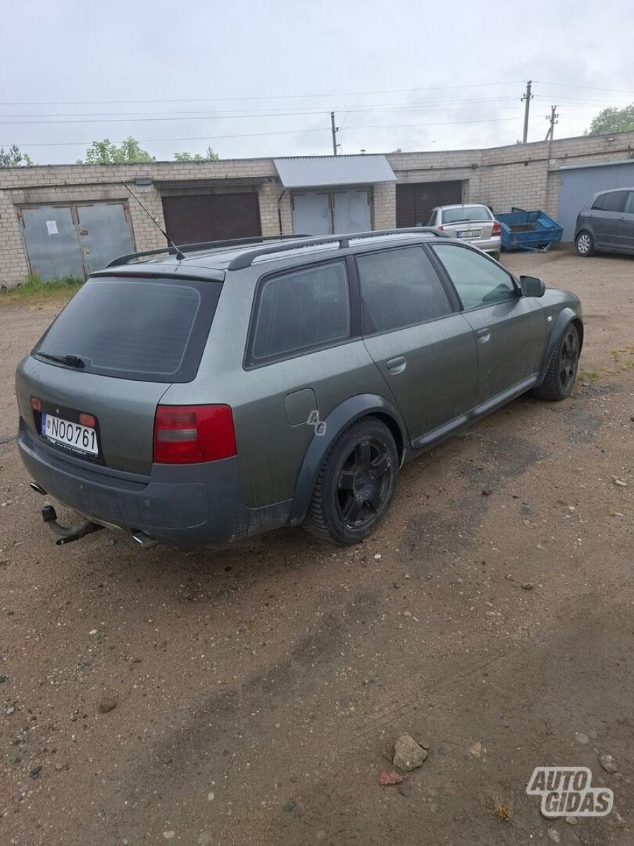 Green Audi A6 Allroad 2002 in Gargzdai, with an engine capacity of 2.70 L and mileage of 290 thousand km for 3500 €, photo 5 on AUTOMOTO.COM.LV