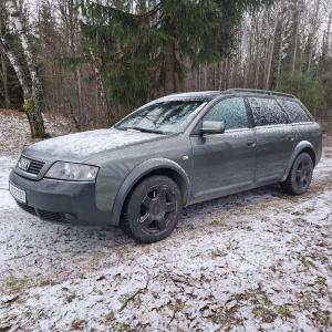 Zaļš Audi A6 Allroad 2004 Varėna, ar dzinēja tilpumu 2.67 L un nobraukumu 299 tūkst. km par 3650 €, foto  vietnē AUTOMOTO.COM.LV