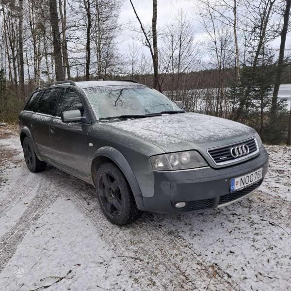 Green Audi A6 Allroad 2004 in Varena, with an engine capacity of 2.67 L and mileage of 299 thousand km for 3650 €, photo 2 on AUTOMOTO.COM.LV