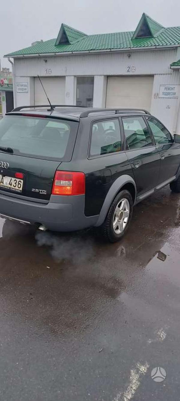 Green Audi A6 Allroad 2004 in Vilnius, with an engine capacity of 0.00 L and mileage of 355 thousand km for 1300 €, photo 4 on AUTOMOTO.COM.LV