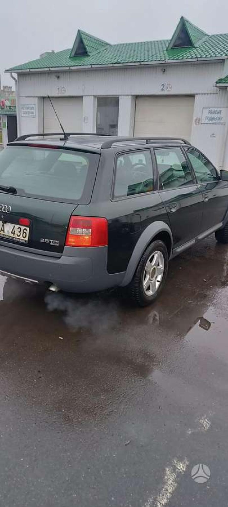 Zaļš Audi A6 Allroad 2004 Viļņa, ar dzinēja tilpumu 0.00 L un nobraukumu 355 tūkst. km par 1300 €, foto 5 vietnē AUTOMOTO.COM.LV