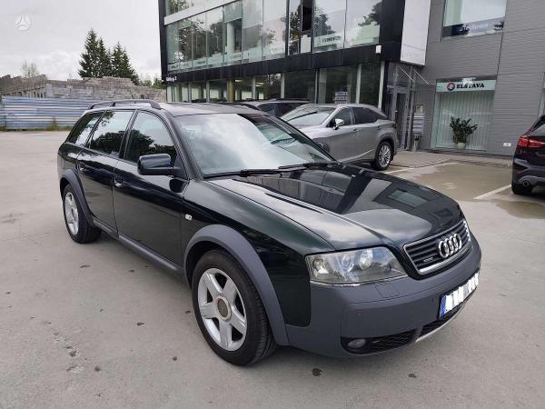 Green Audi A6 Allroad 2004 in Vilnius, with an engine capacity of 2.50 L and mileage of 356 thousand km for 2150 €, photo 2 on AUTOMOTO.COM.LV