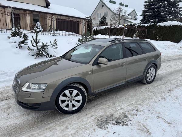 Green Audi A6 Allroad 2007 in Vilnius, with an engine capacity of 2.97 L and mileage of 300 thousand km for 3750 €, photo 3 on AUTOMOTO.COM.LV
