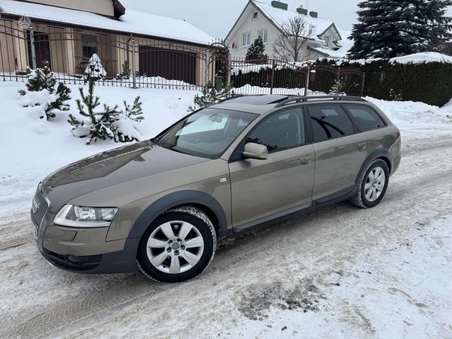 Green Audi A6 Allroad 2007 in Vilnius, with an engine capacity of 2.97 L and mileage of 300 thousand km for 3750 €, photo 3 on AUTOMOTO.COM.LV