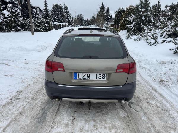 Green Audi A6 Allroad 2007 in Vilnius, with an engine capacity of 2.97 L and mileage of 300 thousand km for 3750 €, photo 7 on AUTOMOTO.COM.LV