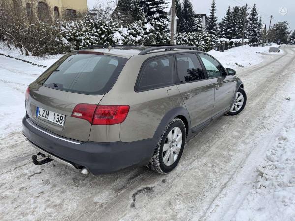 Green Audi A6 Allroad 2007 in Vilnius, with an engine capacity of 2.97 L and mileage of 300 thousand km for 3750 €, photo 10 on AUTOMOTO.COM.LV