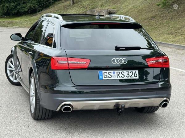 Green Audi A6 Allroad 2012 in Jonava, with an engine capacity of 3.00 L and mileage of 254 thousand km for 11650 €, photo 7 on AUTOMOTO.COM.LV