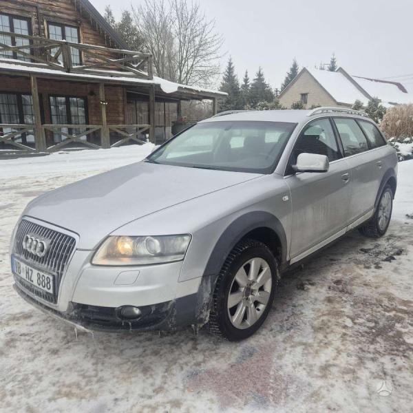 Pelēks Audi A6 Allroad 2007 Elektrėnai, ar dzinēja tilpumu 2.70 L un nobraukumu 260 tūkst. km par 3990 €, foto 1 vietnē AUTOMOTO.COM.LV
