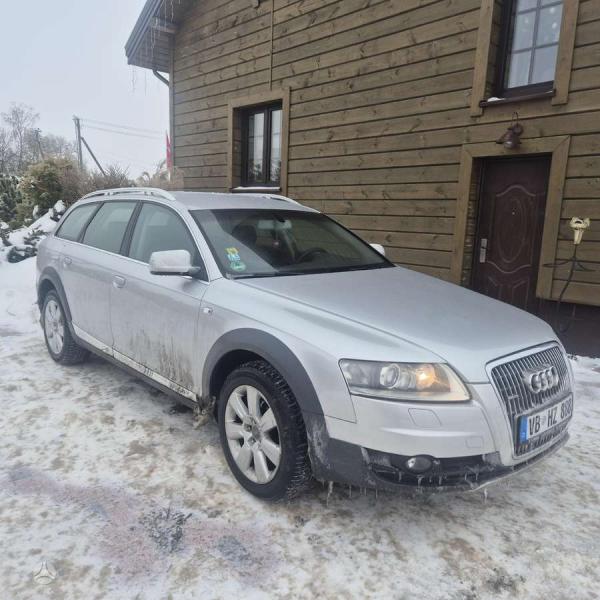 Pelēks Audi A6 Allroad 2007 Elektrėnai, ar dzinēja tilpumu 2.70 L un nobraukumu 260 tūkst. km par 3990 €, foto 3 vietnē AUTOMOTO.COM.LV
