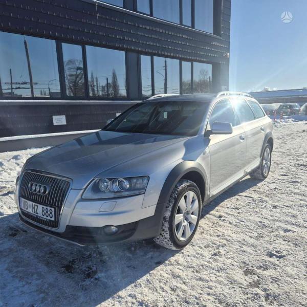 Grey Audi A6 Allroad 2007 in Kaunas, with an engine capacity of 2.70 L and mileage of 261 thousand km for 3800 €, photo 1 on AUTOMOTO.COM.LV