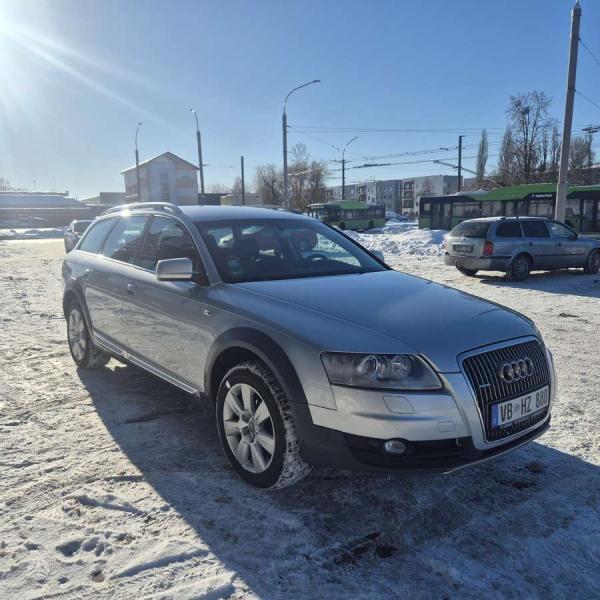 Grey Audi A6 Allroad 2007 in Kaunas, with an engine capacity of 2.70 L and mileage of 261 thousand km for 3800 €, photo 2 on AUTOMOTO.COM.LV