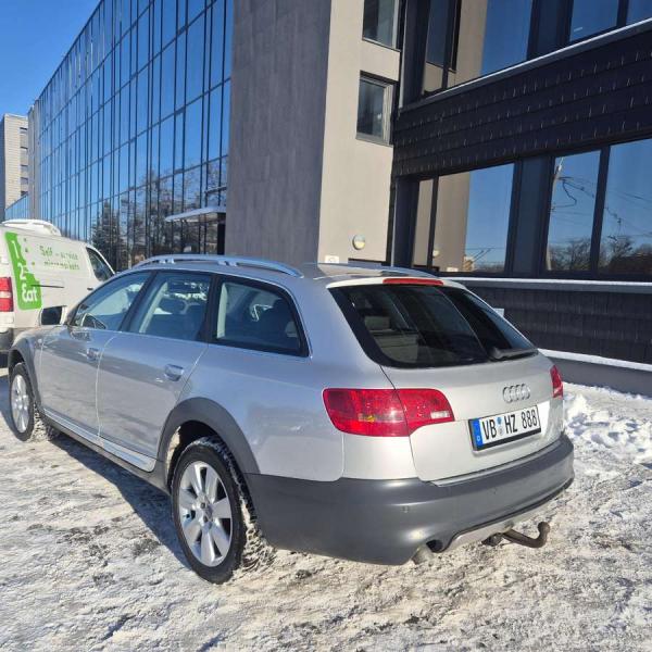 Grey Audi A6 Allroad 2007 in Kaunas, with an engine capacity of 2.70 L and mileage of 261 thousand km for 3800 €, photo 6 on AUTOMOTO.COM.LV