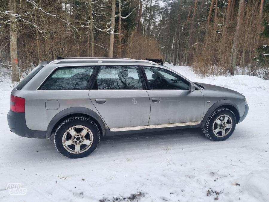 Pelēks Audi A6 Allroad 2000 Alīta, ar dzinēja tilpumu 2.50 L un nobraukumu 353 tūkst. km par 1850 €, foto 4 vietnē AUTOMOTO.COM.LV