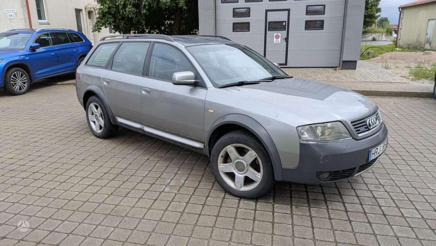 Grey Audi A6 Allroad 2000 in Kretinga, with an engine capacity of 2.67 L and mileage of 260 thousand km for 2600 €, photo 3 on AUTOMOTO.COM.LV