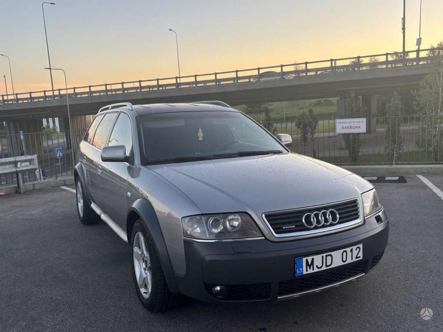 Grey Audi A6 Allroad 2001 in Vilnius, with an engine capacity of 0.00 L and mileage of 312 thousand km for 999 €, photo 1 on AUTOMOTO.COM.LV