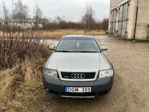Pelēks Audi A6 Allroad 2002 Vievis, ar dzinēja tilpumu 2.50 L un nobraukumu 340 tūkst. km par 799 €, foto  vietnē AUTOMOTO.COM.LV
