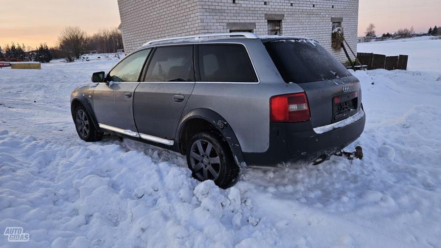 Grey Audi A6 Allroad 2002 in Vievis, with an engine capacity of 2.50 L and mileage of 340 thousand km for 799 €, photo 5 on AUTOMOTO.COM.LV