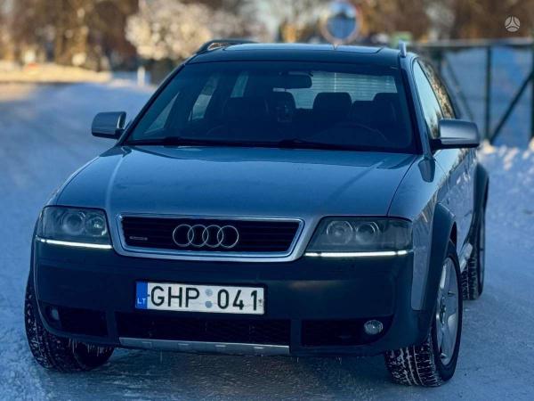 Grey Audi A6 Allroad 2002 in Radviliskis, with an engine capacity of 2.50 L and mileage of 363 thousand km for 2350 €, photo 2 on AUTOMOTO.COM.LV