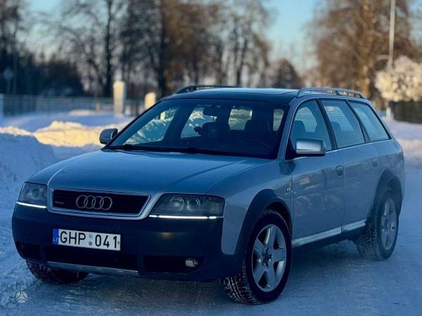 Grey Audi A6 Allroad 2002 in Radviliskis, with an engine capacity of 2.50 L and mileage of 363 thousand km for 2350 €, photo 3 on AUTOMOTO.COM.LV