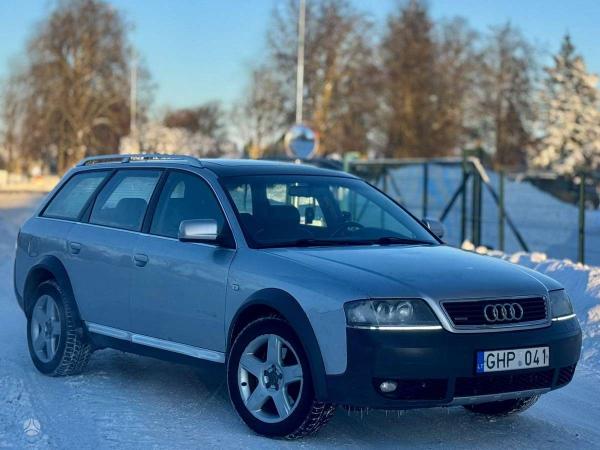 Grey Audi A6 Allroad 2002 in Radviliskis, with an engine capacity of 2.50 L and mileage of 363 thousand km for 2350 €, photo 4 on AUTOMOTO.COM.LV