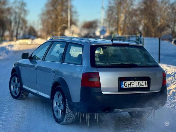 Grey Audi A6 Allroad 2002 in Radviliskis, with an engine capacity of 2.50 L and mileage of 363 thousand km for 2350 €, photo 8 on AUTOMOTO.COM.LV