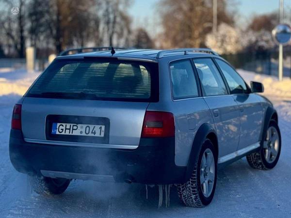 Grey Audi A6 Allroad 2002 in Radviliskis, with an engine capacity of 2.50 L and mileage of 363 thousand km for 2350 €, photo 9 on AUTOMOTO.COM.LV