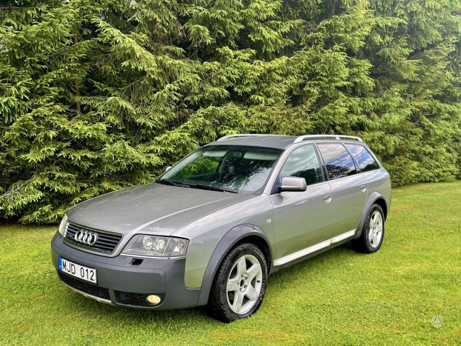 Grey Audi A6 Allroad 2002 in Vilnius, with an engine capacity of 0.00 L and mileage of 308 thousand km for 1750 €, photo 1 on AUTOMOTO.COM.LV
