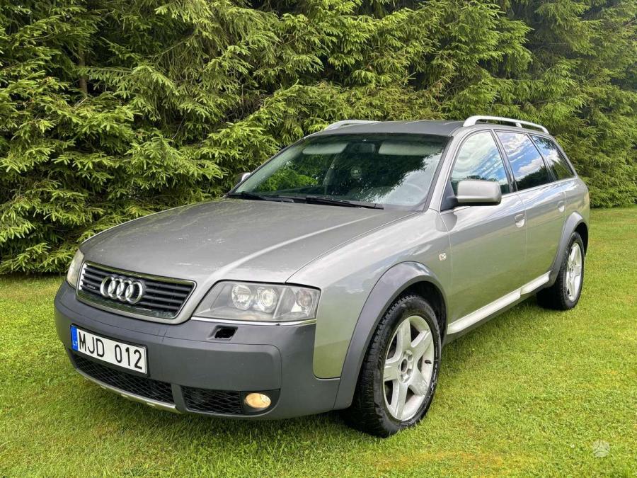 Grey Audi A6 Allroad 2002 in Vilnius, with an engine capacity of 0.00 L and mileage of 308 thousand km for 1750 €, photo 3 on AUTOMOTO.COM.LV