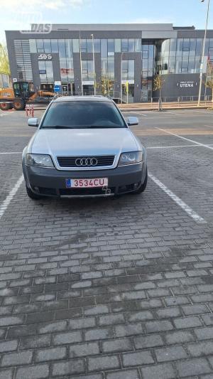 Grey Audi A6 Allroad 2003 in Vilnius, with an engine capacity of 2.50 L and mileage of 445 thousand km for 1600 €, photo  on AUTOMOTO.COM.LV