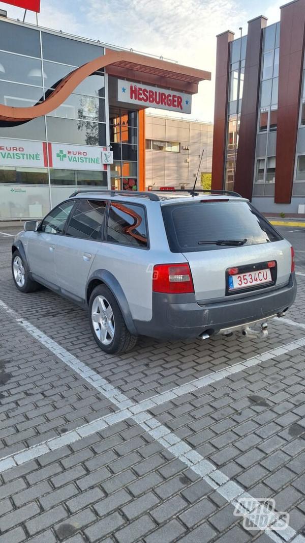 Pelēks Audi A6 Allroad 2003 Viļņa, ar dzinēja tilpumu 2.50 L un nobraukumu 445 tūkst. km par 1600 €, foto 3 vietnē AUTOMOTO.COM.LV