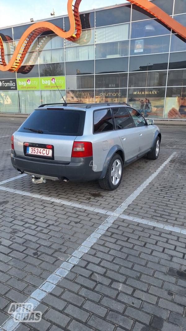 Pelēks Audi A6 Allroad 2003 Viļņa, ar dzinēja tilpumu 2.50 L un nobraukumu 445 tūkst. km par 1600 €, foto 4 vietnē AUTOMOTO.COM.LV