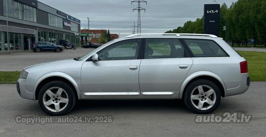 Grey Audi A6 Allroad 2003 in Narva, with an engine capacity of 2.50 L and mileage of 325 thousand km for 1499 €, photo 4 on AUTOMOTO.COM.LV