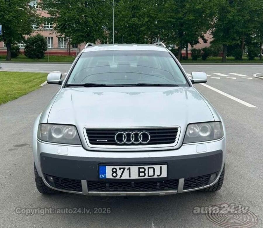Grey Audi A6 Allroad 2003 in Narva, with an engine capacity of 2.50 L and mileage of 325 thousand km for 1499 €, photo 5 on AUTOMOTO.COM.LV