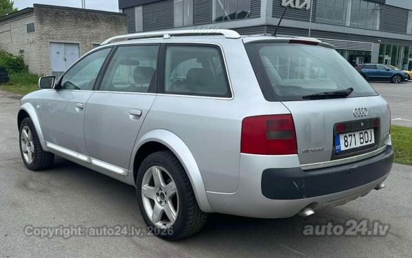 Grey Audi A6 Allroad 2003 in Narva, with an engine capacity of 2.50 L and mileage of 325 thousand km for 1499 €, photo 5 on AUTOMOTO.COM.LV