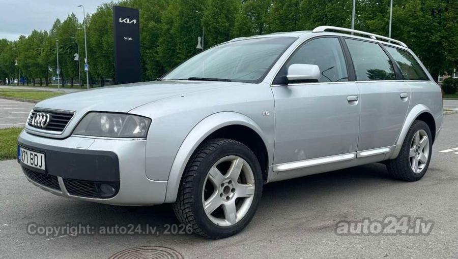 Grey Audi A6 Allroad 2003 in Narva, with an engine capacity of 2.50 L and mileage of 325 thousand km for 1499 €, photo 9 on AUTOMOTO.COM.LV