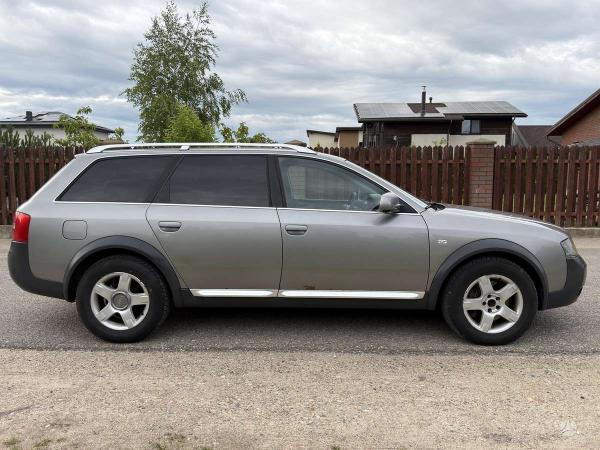 Pelēks Audi A6 Allroad 2003 Viļņa, ar dzinēja tilpumu 2.50 L un nobraukumu 330 tūkst. km par 1350 €, foto 2 vietnē AUTOMOTO.COM.LV